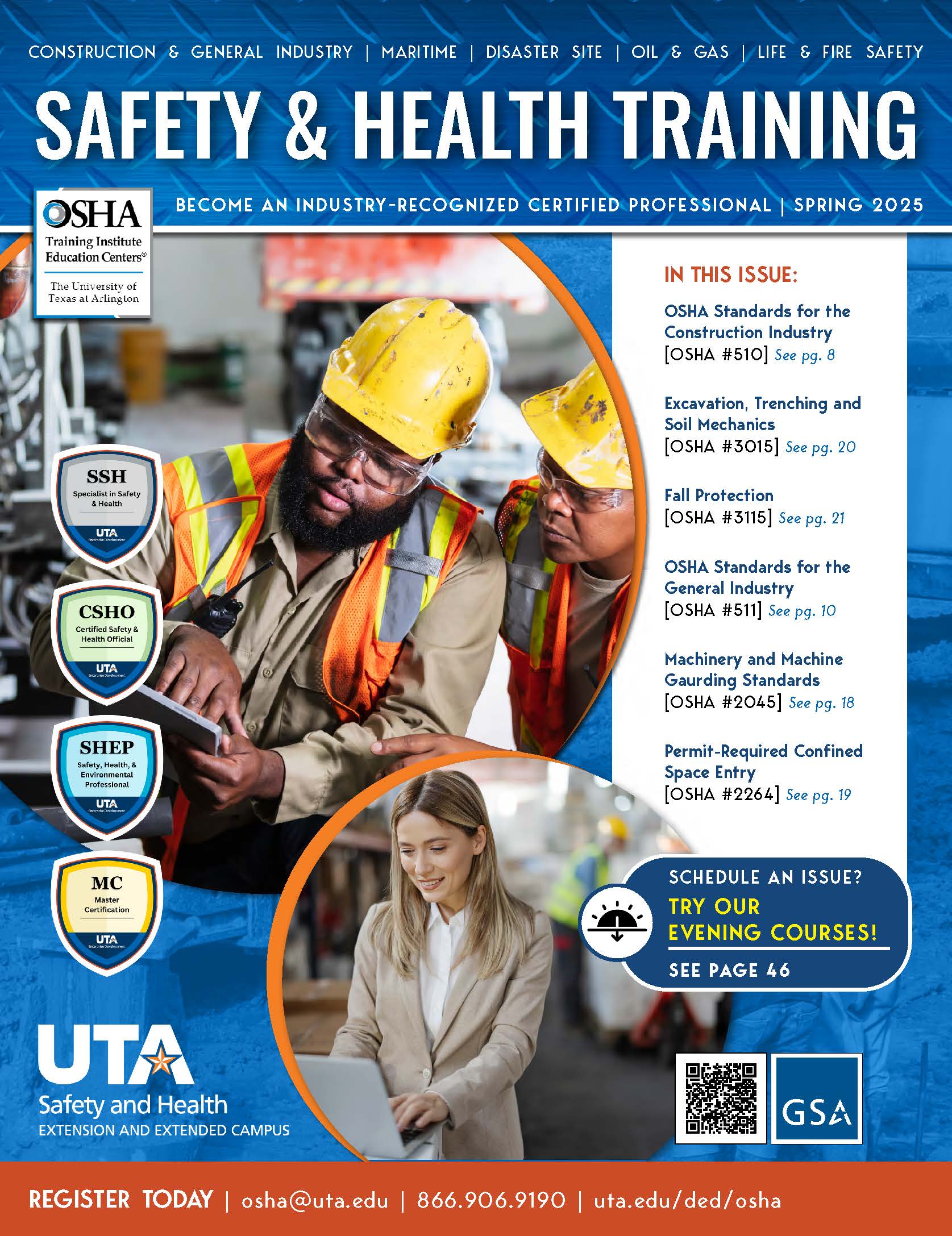 OSHA Homepage - UTA EEC Division for Enterprise Development